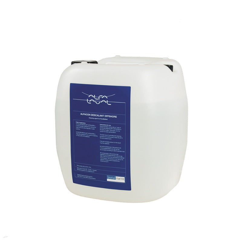 ALPACON DESCALANT OFFSHORE ballast water equipment cleaning fluid chem ...