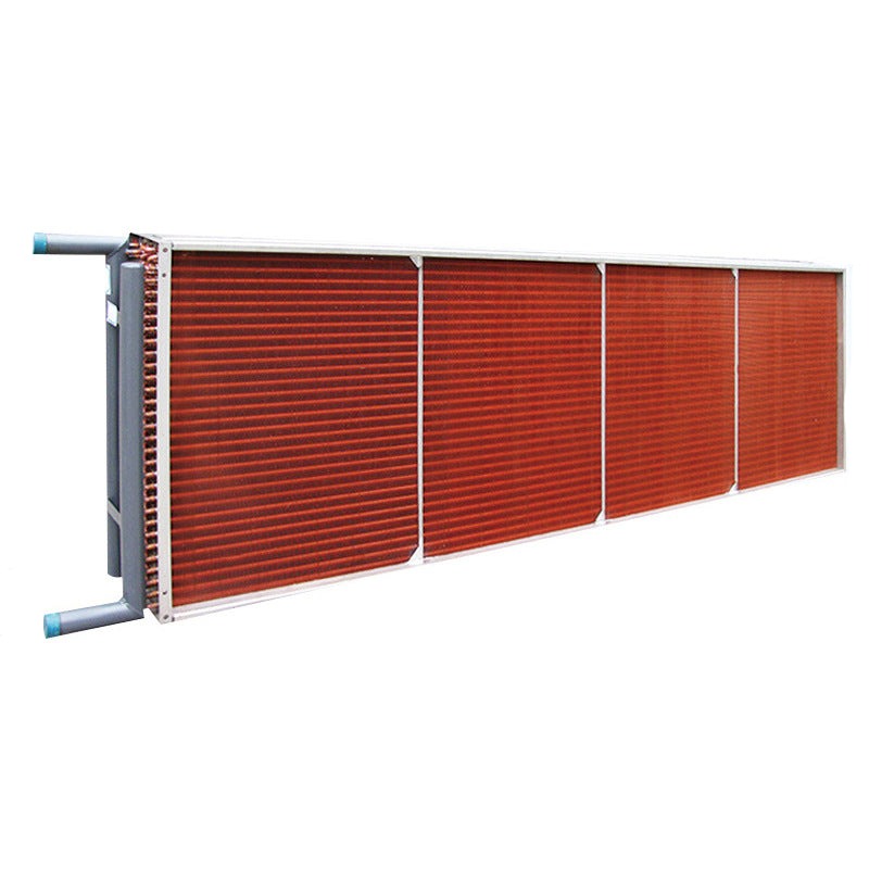 All-copper condenser copper tube copper fin steam heating all-copper h ...