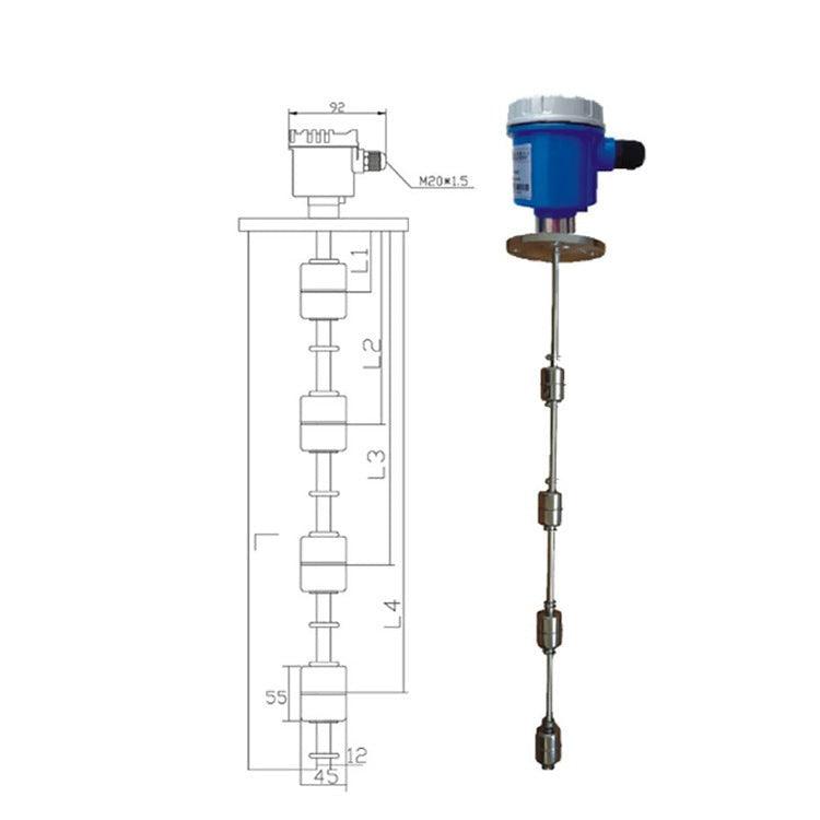 Float Level Switch Connecting Rod Float Level Switch Continuous Amount