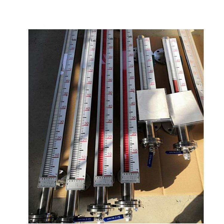 Magnetic flap liquid level gauge magnetic float water level oil level ...