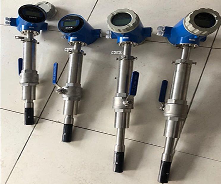Plug-in electromagnetic flowmeter/large-diameter liquid flowmeter/tap ...
